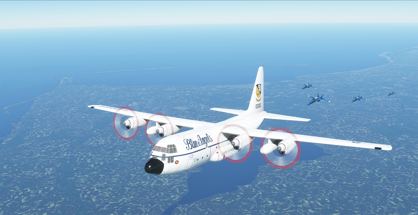 1970-1973- Original "Fat Albert" Blue Angels Livery for Microsoft ...