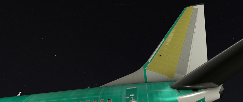 737-700 Factory Roll out livery for Microsoft Flight Simulator | MSFS