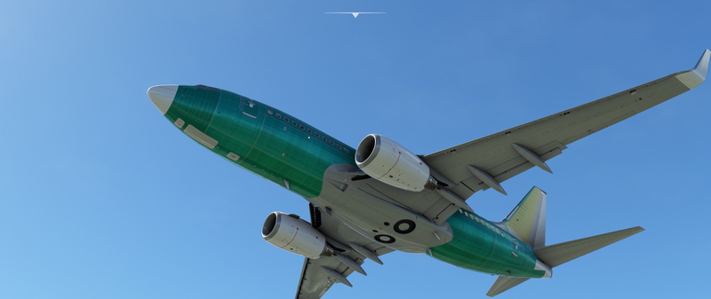 737-700 Factory Roll out livery for Microsoft Flight Simulator | MSFS