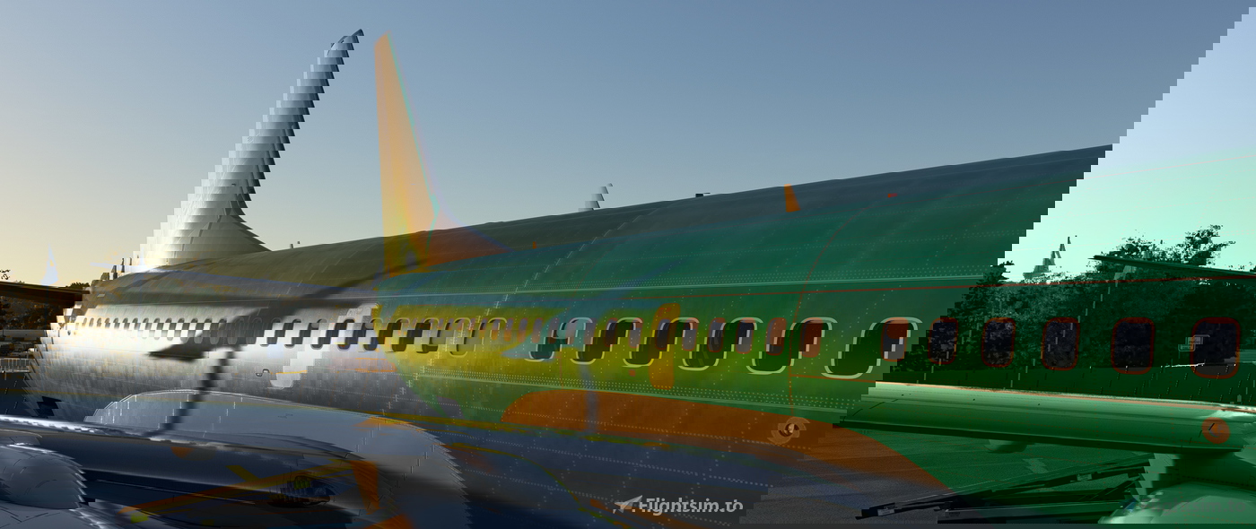 737-700 Factory Roll out livery for Microsoft Flight Simulator | MSFS