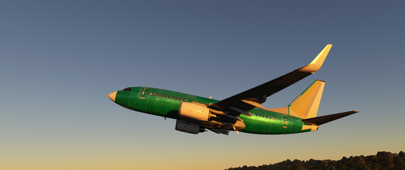 737-700 Factory Roll out livery for Microsoft Flight Simulator | MSFS