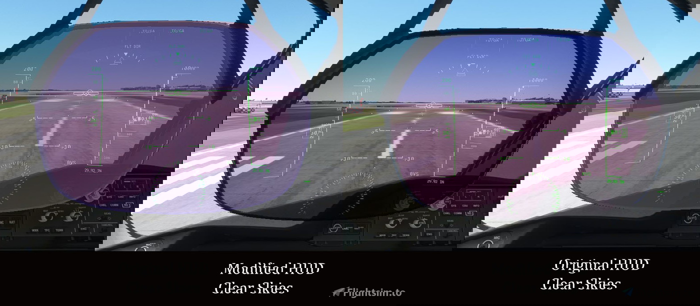 787-10 HUD Glass Fix for Microsoft Flight Simulator | MSFS