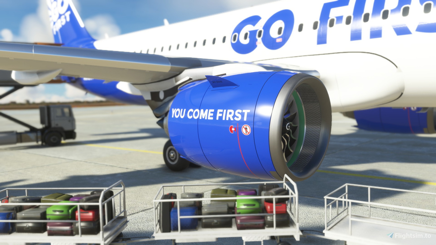 [8K] [A320neo] Go First VT-WJQ for Microsoft Flight Simulator | MSFS