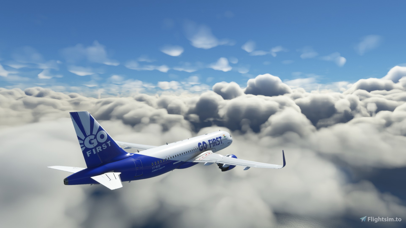 [8K] [A320neo] Go First VT-WJQ for Microsoft Flight Simulator | MSFS