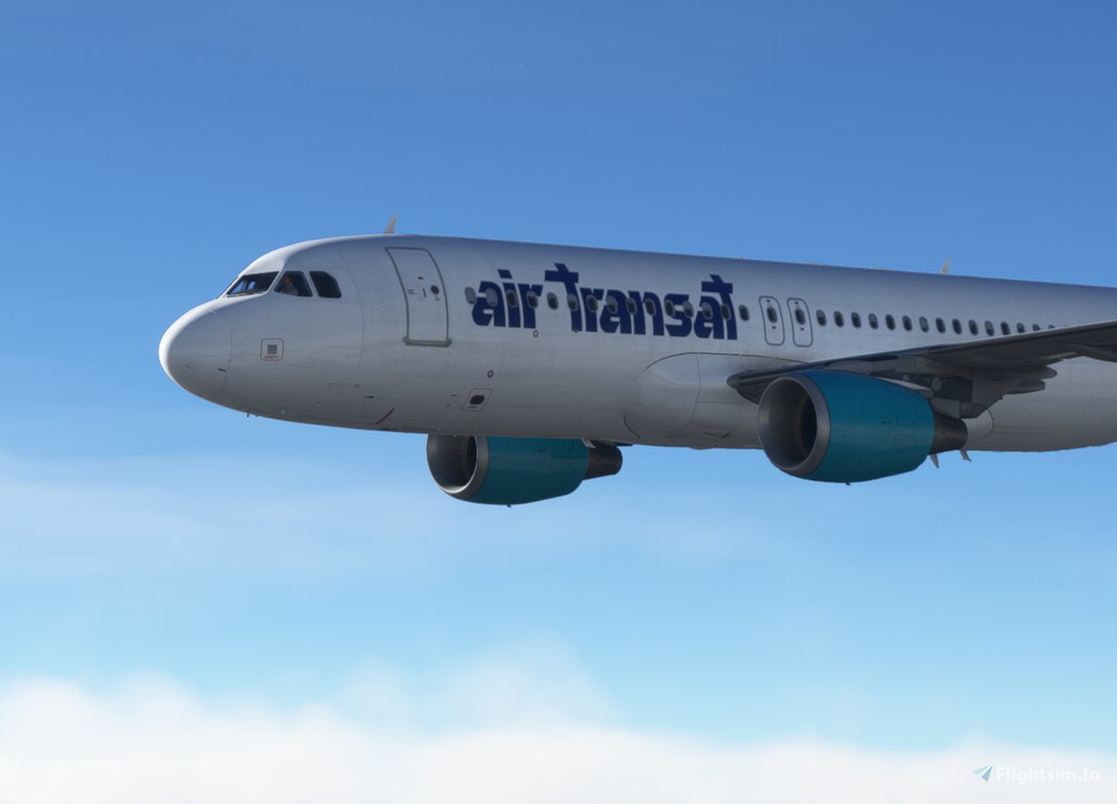 [8K] Air Transat F-GRSG Fenix A320 Livery for Microsoft Flight ...