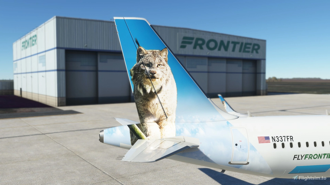 A32NX Frontier Airlines(Hunter The Bobcat)[N337FR]8K for Microsoft ...