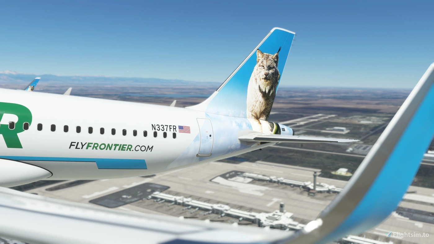 A32NX Frontier Airlines(Hunter The Bobcat)[N337FR]8K for Microsoft ...