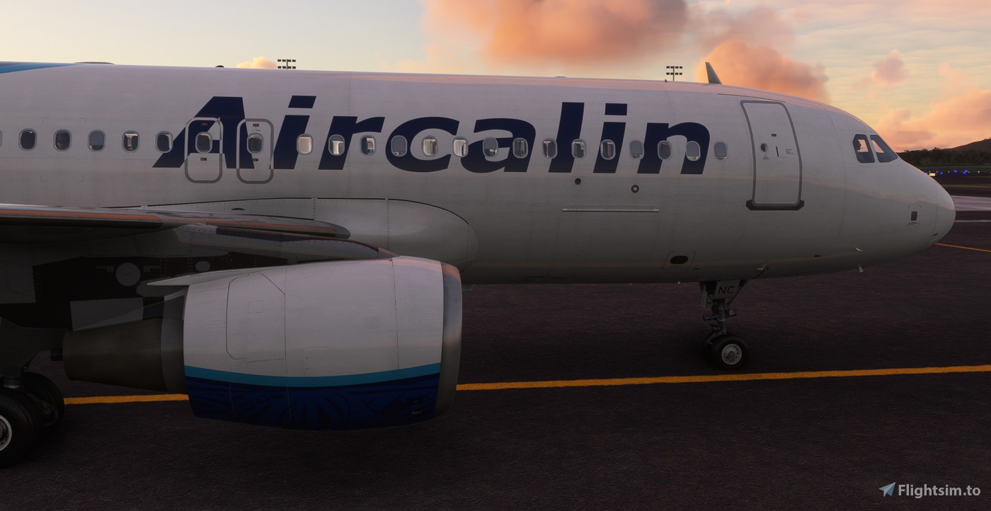 Aircalin / Air Calin "F-OZNC" Fenix A320 Ceo for Microsoft Flight ...