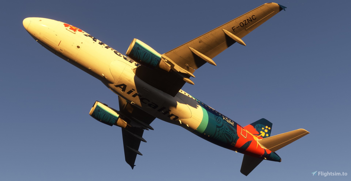 Aircalin / Air Calin "F-OZNC" Fenix A320 Ceo for Microsoft Flight ...