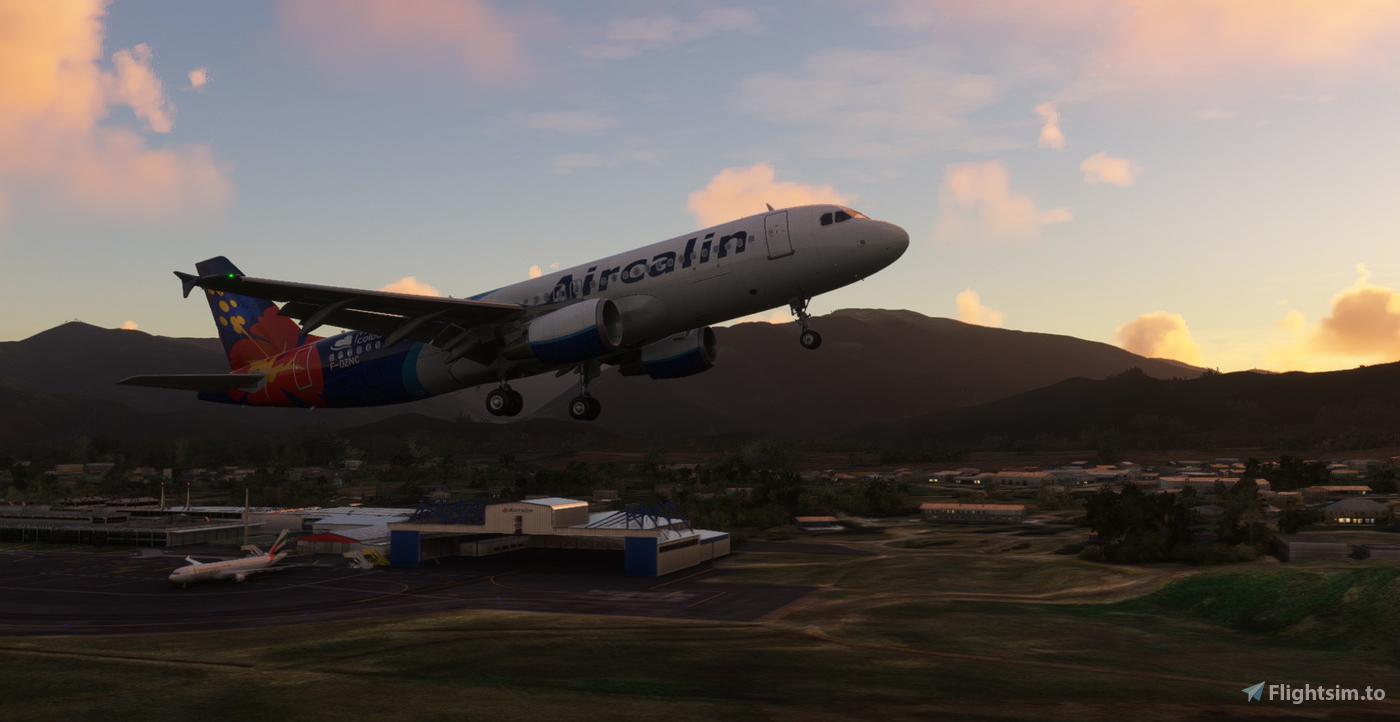 Aircalin / Air Calin "F-OZNC" Fenix A320 Ceo for Microsoft Flight ...