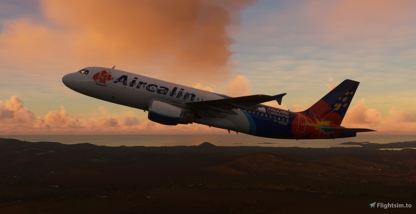 Aircalin / Air Calin "F-OZNC" Fenix A320 Ceo for Microsoft Flight ...