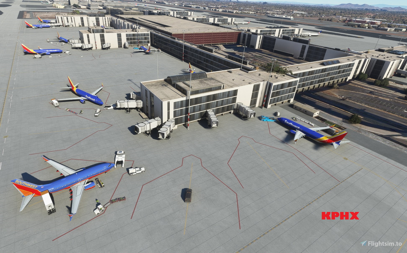 Airport Gate Mapping & Taxi Fixes for AI Traffic for Microsoft Flight ...