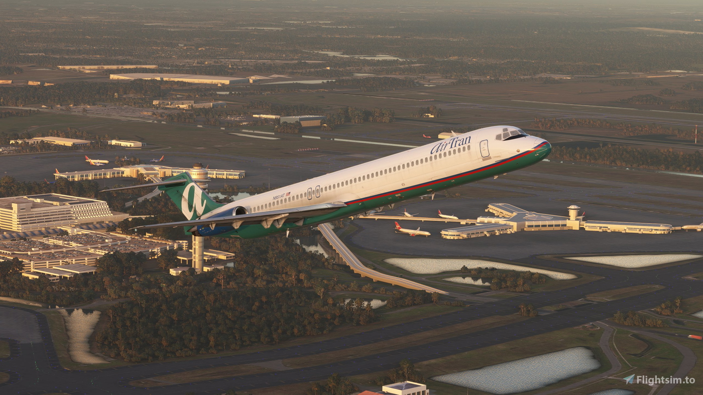 AirTran [8K] - Fly The Maddog X for Microsoft Flight Simulator | MSFS