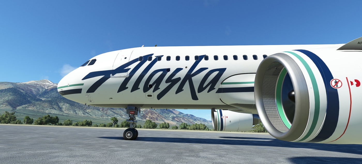 [A32NX] Alaska Airlines Retro A320 FBW (Request) für Microsoft Flight ...