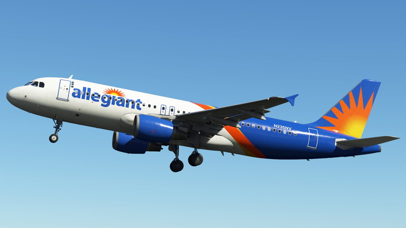 Allegiant Air Fenix A320 New Livery Pack for Microsoft Flight Simulator ...