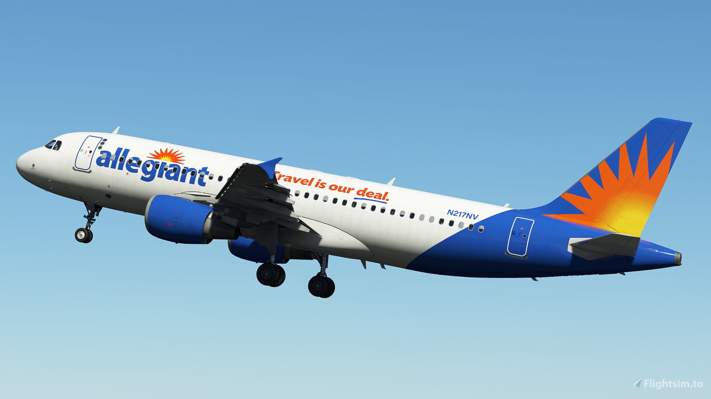 Allegiant Air Fenix A320 Old Livery Pack for Microsoft Flight Simulator ...