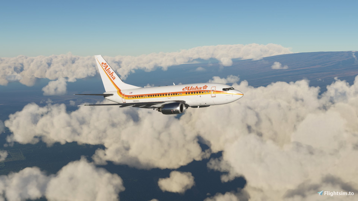 Aloha Airlines Retro Livery PMDG Boeing 737-600 (Fictional) - 8K for ...