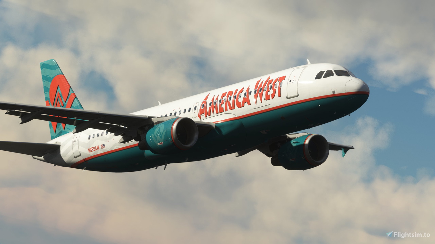 America West [8K] - Fenix A320 for Microsoft Flight Simulator | MSFS