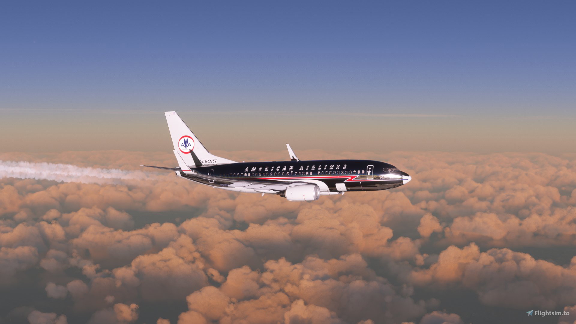 American Airlines Astrojet Special Livery PMDG Boeing 737-700 - 8K for ...