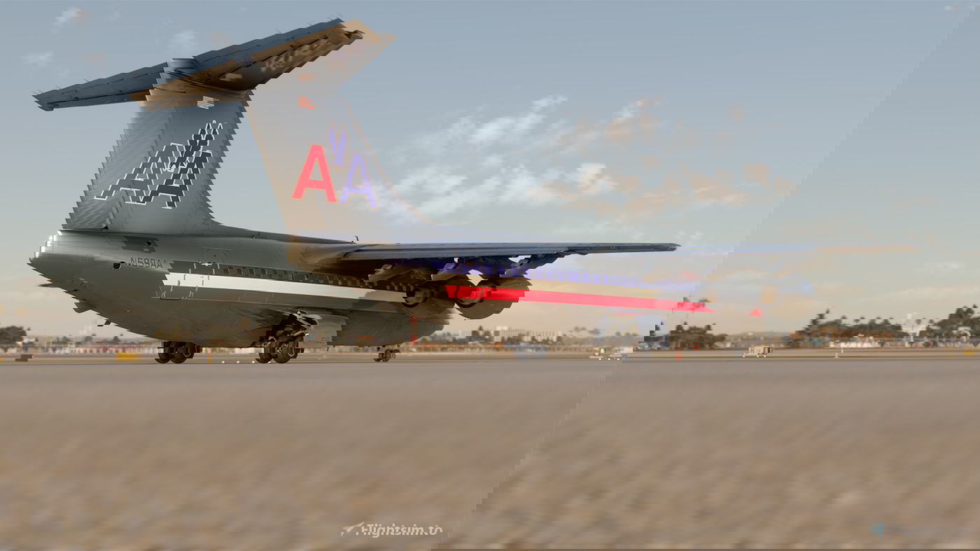 American Airlines Classic Chrome - Just Flight BAe-146-200. N699AA. for ...