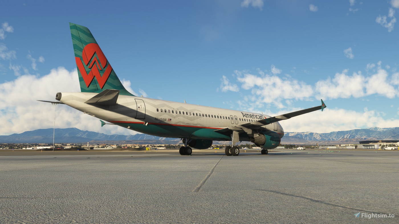 American / America West Merger [8K] - Fenix A320 for Microsoft Flight ...