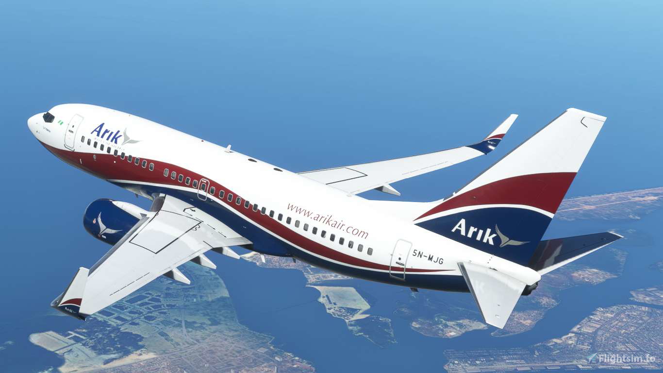 Arik Air 5N-MJG for Microsoft Flight Simulator | MSFS