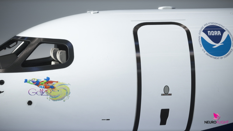 Asobo Citation Longitude NOAA N49RF "Gonzo" Livery [8K] for Microsoft ...