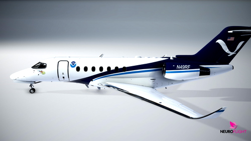Asobo Citation Longitude NOAA N49RF "Gonzo" Livery [8K] for Microsoft ...