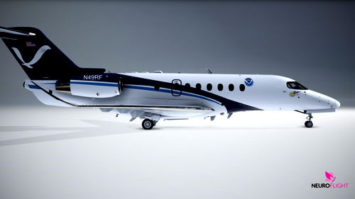Asobo Citation Longitude NOAA N49RF "Gonzo" Livery [8K] » Microsoft ...