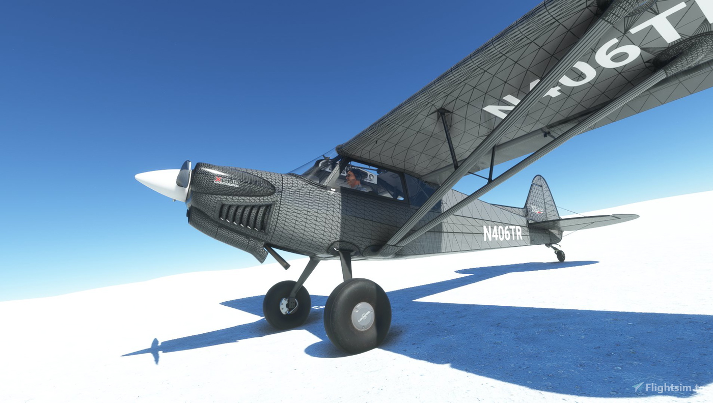Asobo XCub UV Map Livery for Microsoft Flight Simulator | MSFS
