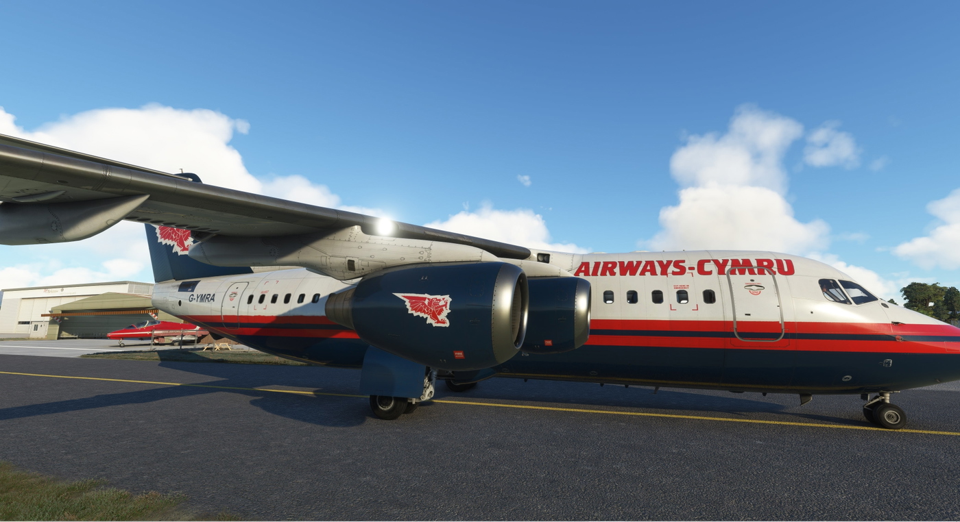 BAe 146-200 Airways International Cymru G-YMRA for Microsoft Flight ...