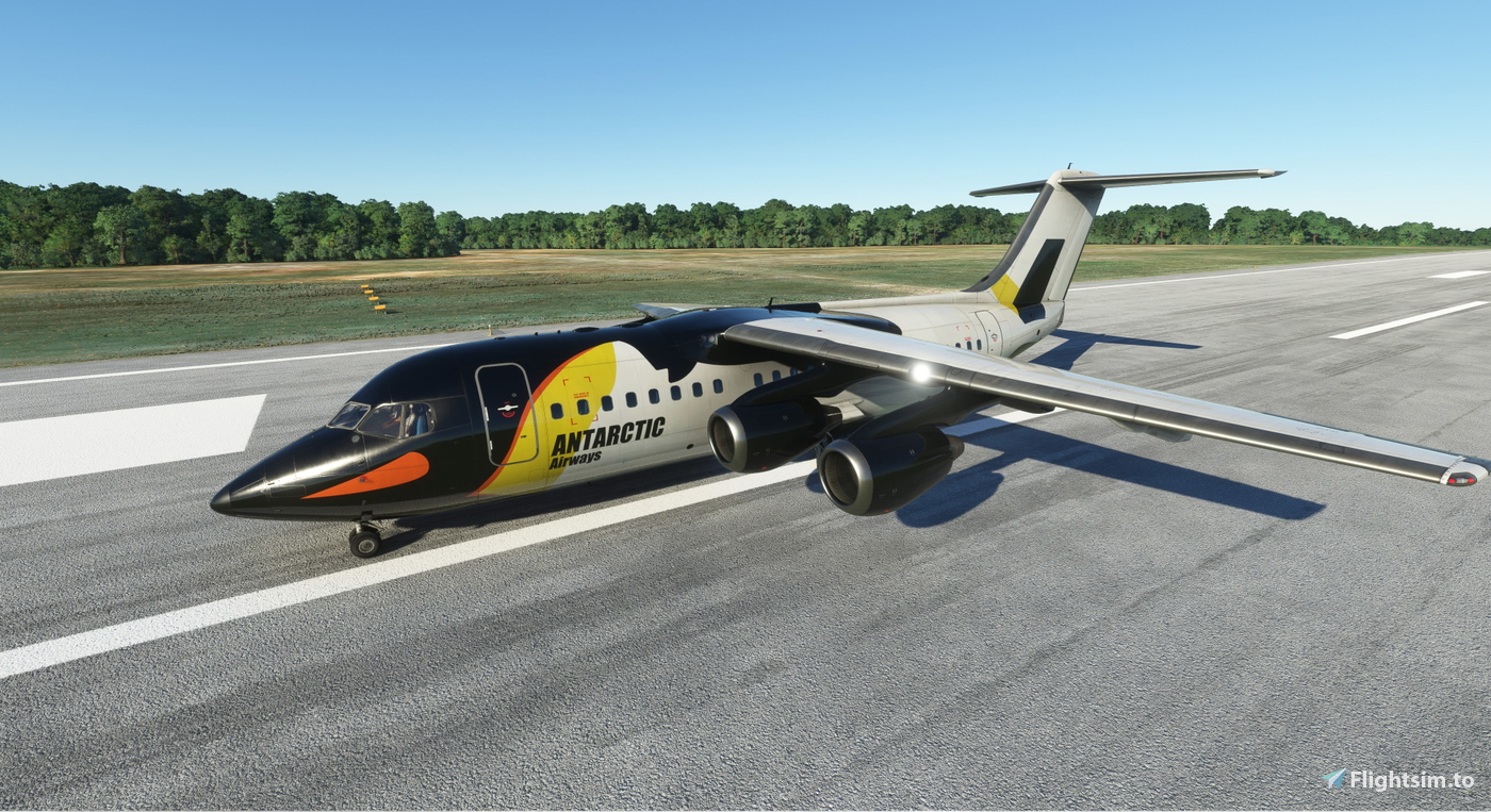 BAe 146-200 Antarctic Airways CC-CZP for Microsoft Flight Simulator | MSFS