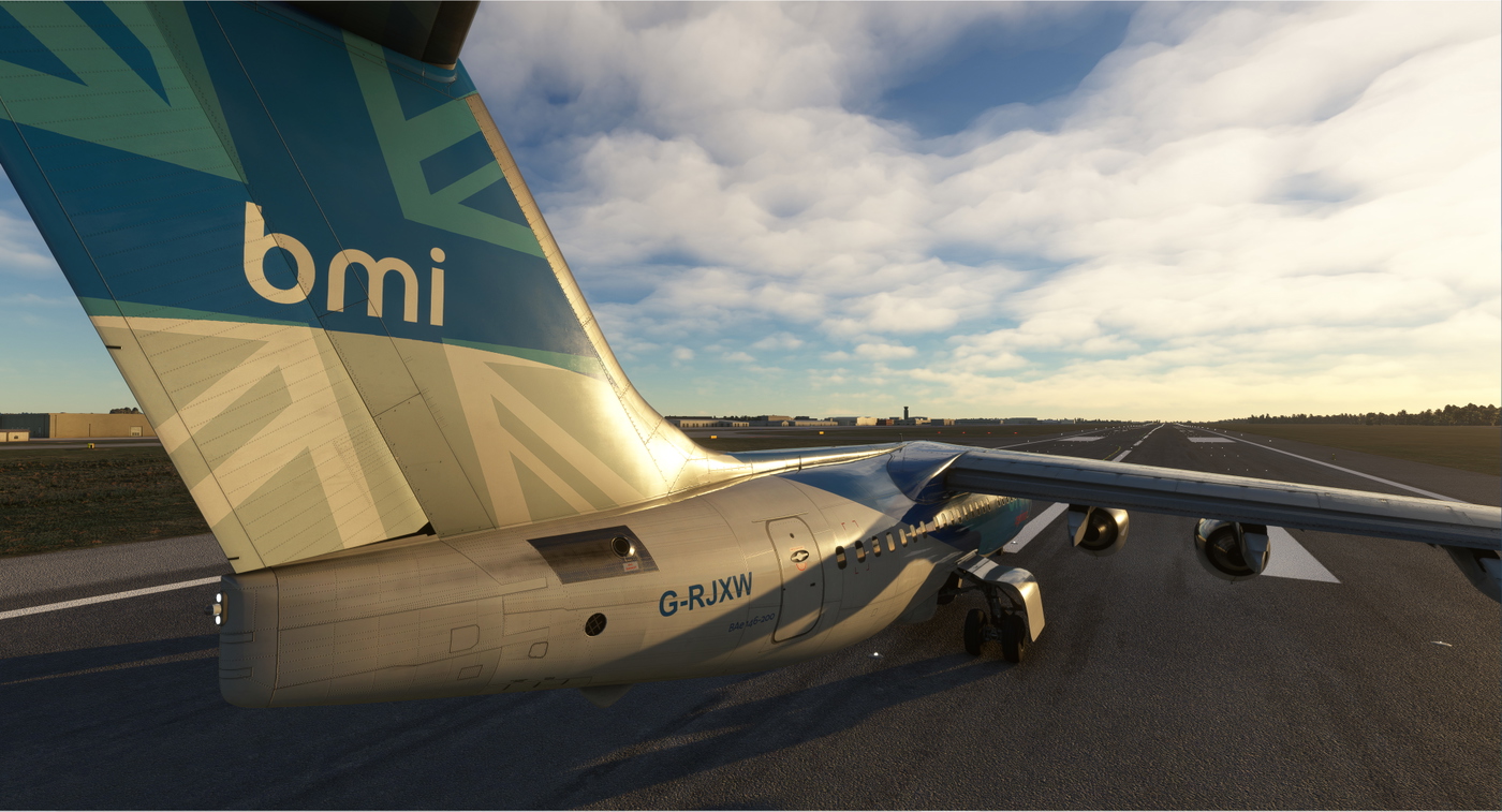 BAe 146-200 bmi Regional G-RJXW for Microsoft Flight Simulator | MSFS