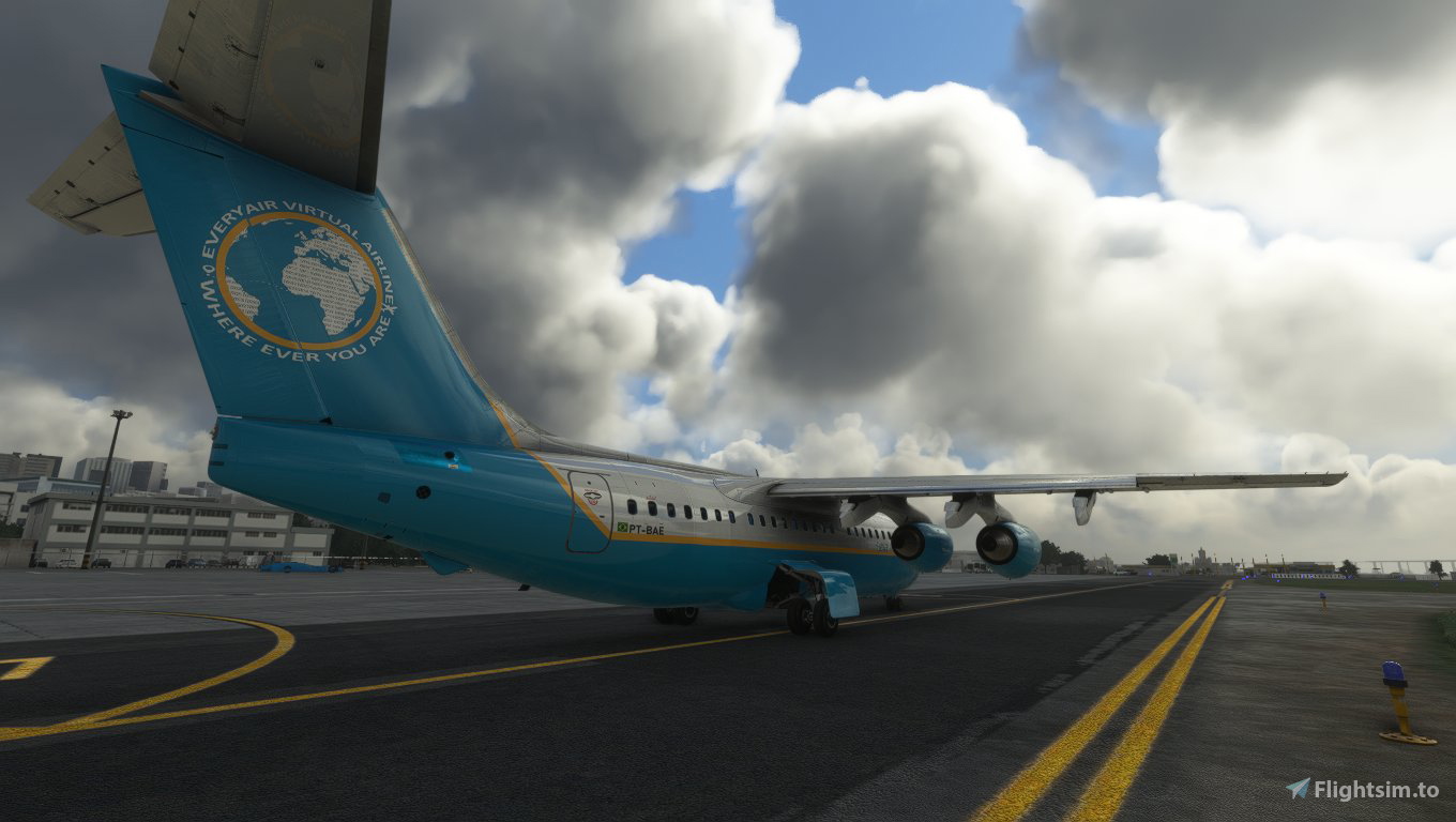 BAe 146-200 repaint for EveryAir Virtual PT-BAE (4K) for Microsoft ...