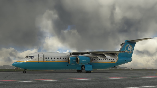 JF BAe 146-300 (RJ100) British Airways G-BZAV 'Chelsea Rose' Livery for ...