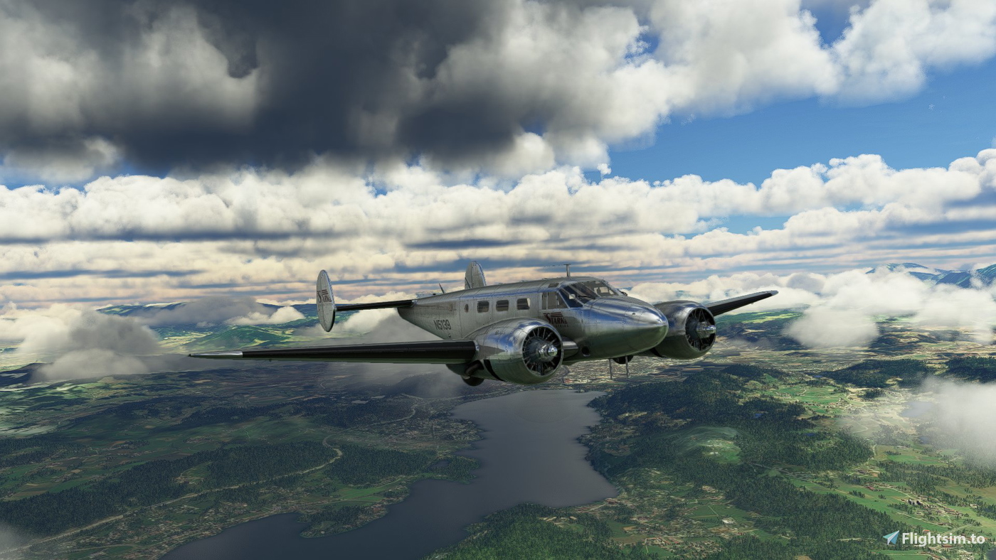 Beech 18 Stark Industries 对于 Microsoft Flight Simulator | MSFS