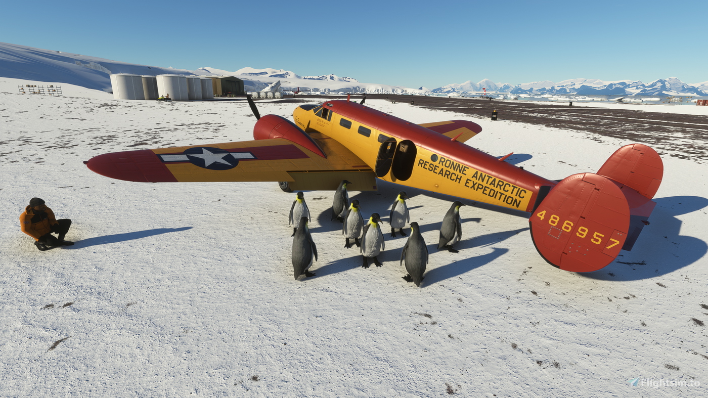 Beechcraft C-45F Expeditor 44-86957 for Microsoft Flight Simulator | MSFS