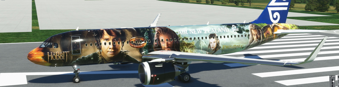 BIGLOLS A320 THE HOBBIT THEME .... for Microsoft Flight Simulator | MSFS