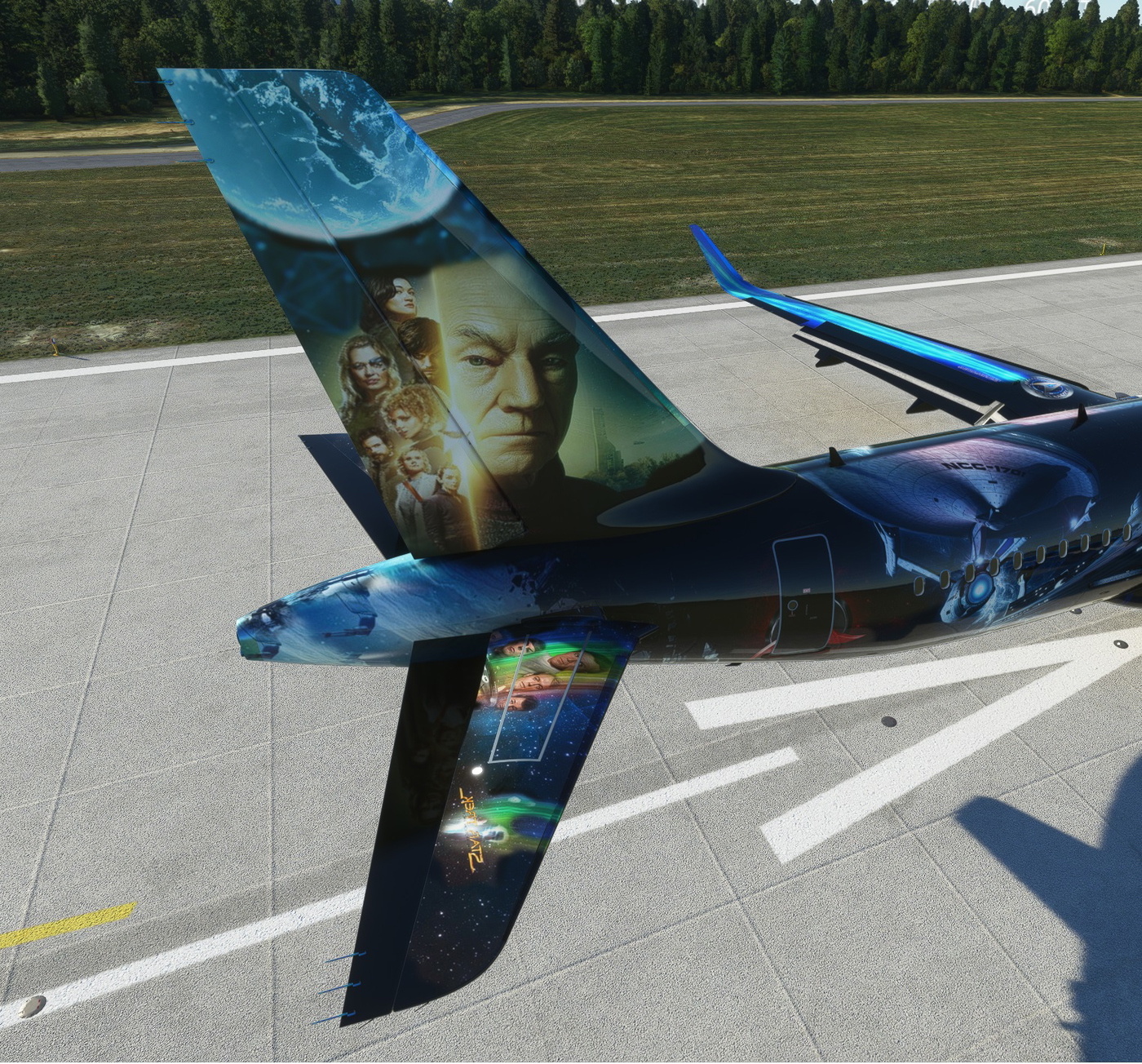 BIGLOLS STAR TREK THEME A320 NEO for Microsoft Flight Simulator | MSFS