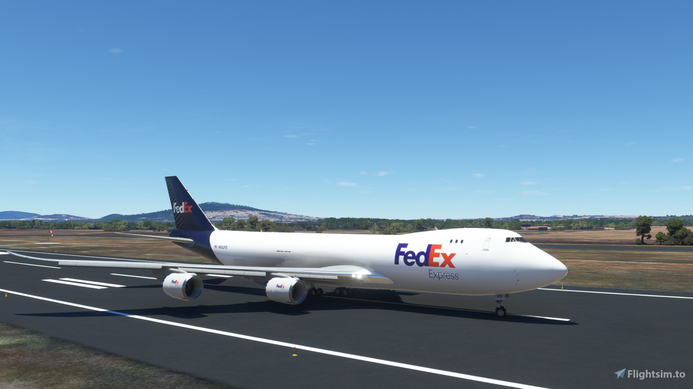 Boeing 747-8F Fedex Cargo 4K [No mirroring] for Microsoft Flight ...