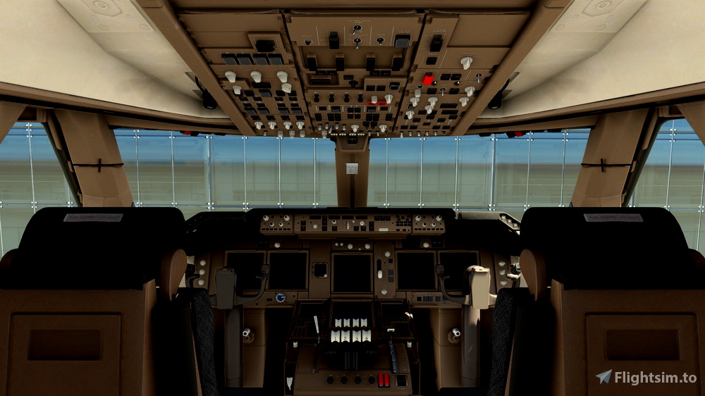 Boeing 747-8i Improved Cockpit Textures for Microsoft Flight Simulator ...