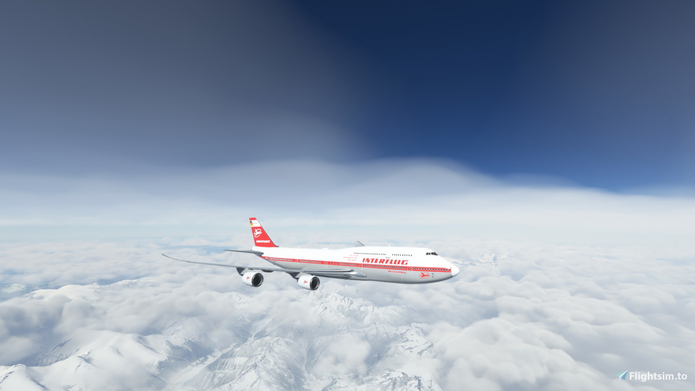 Boeing 747-8i Interflug 1970s 4K [No mirroring] for Microsoft Flight ...