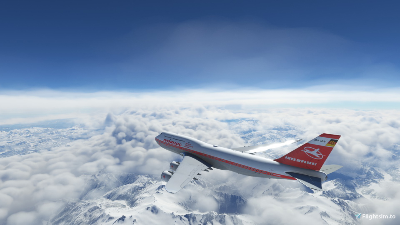 Boeing 747-8i Interflug 1970s 4K [No mirroring] for Microsoft Flight ...