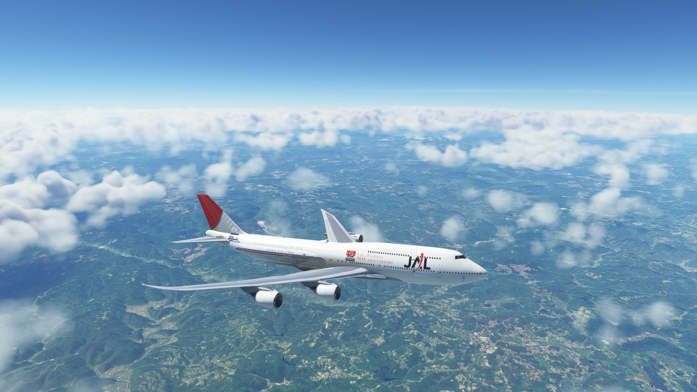 Boeing 747-8i JAL 50th Hawaii Route Anniversary 4K [No mirroring] for ...