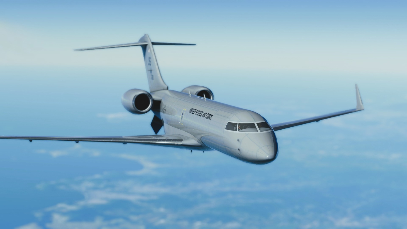 Bombardier Global 6000 / E-11A for Microsoft Flight Simulator | MSFS