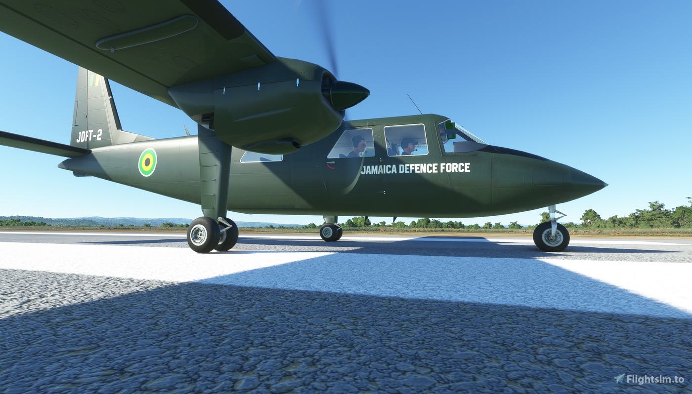 Britten-Norman BN-2 Islander Jamaica Defence Force JDFT-2 for Microsoft ...