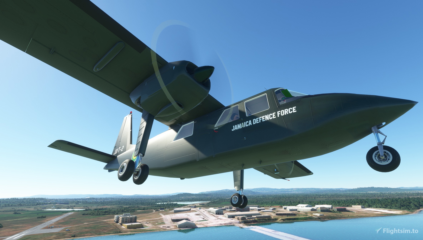 Britten-Norman BN-2 Islander Jamaica Defence Force JDFT-2 for Microsoft ...