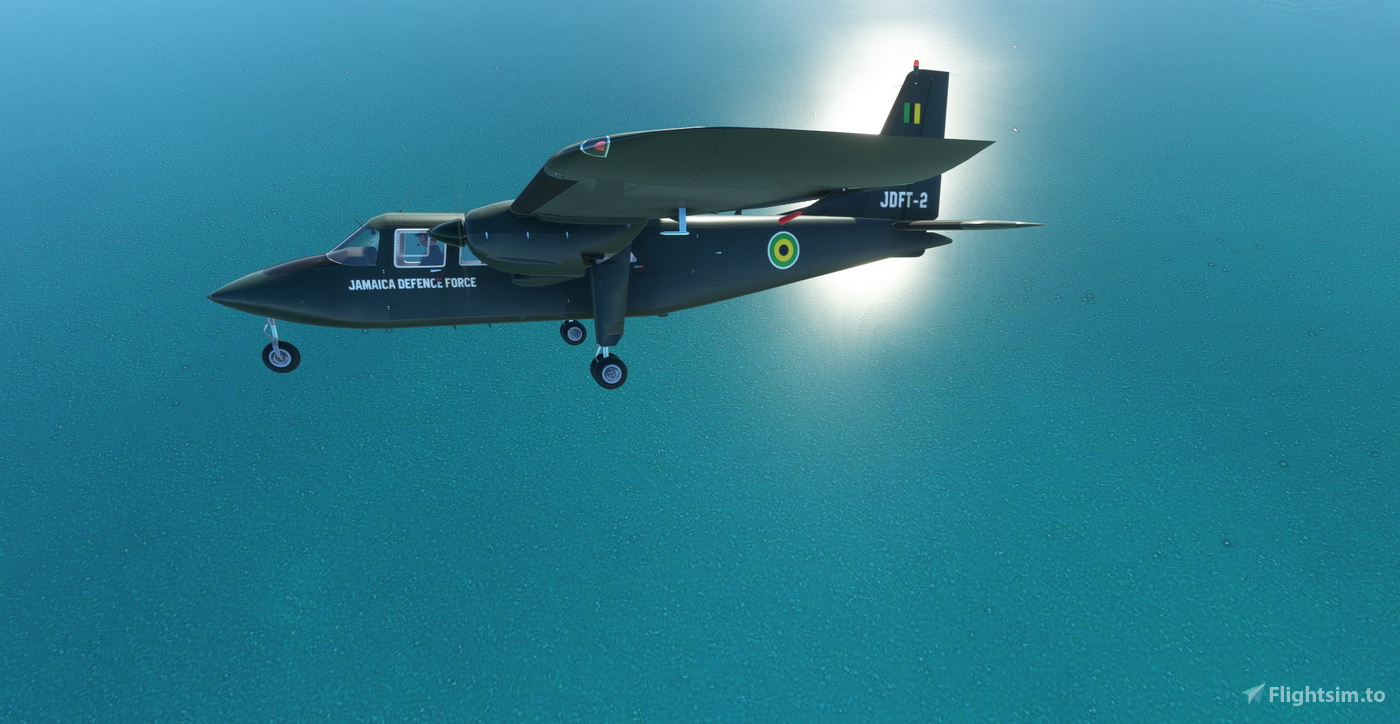 Britten-Norman BN-2 Islander Jamaica Defence Force JDFT-2 for Microsoft ...