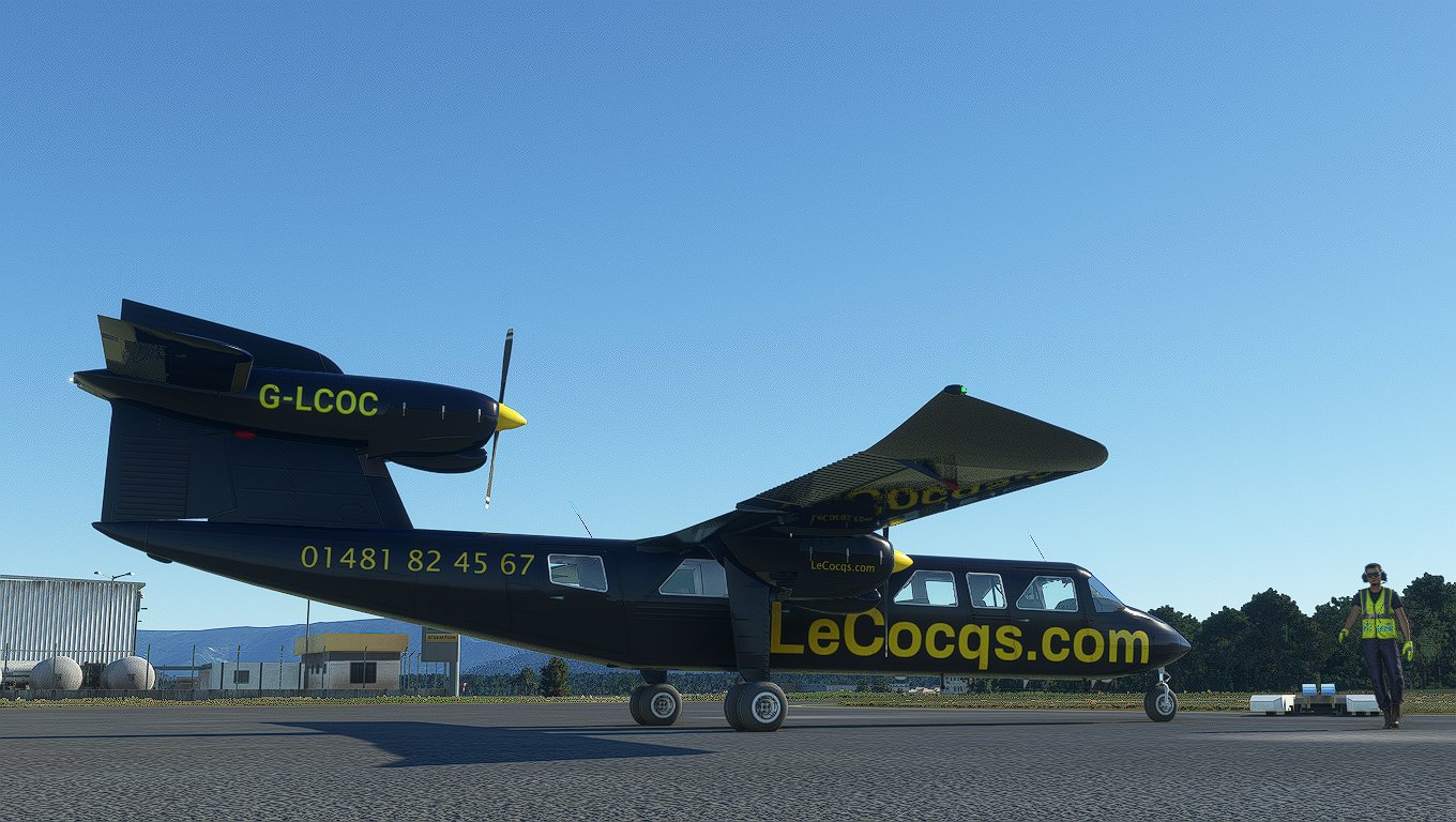 Britten-Norman BN-2A Mk.III-1 (Short Nose) Trislander LeCocqs G-LCOC ...