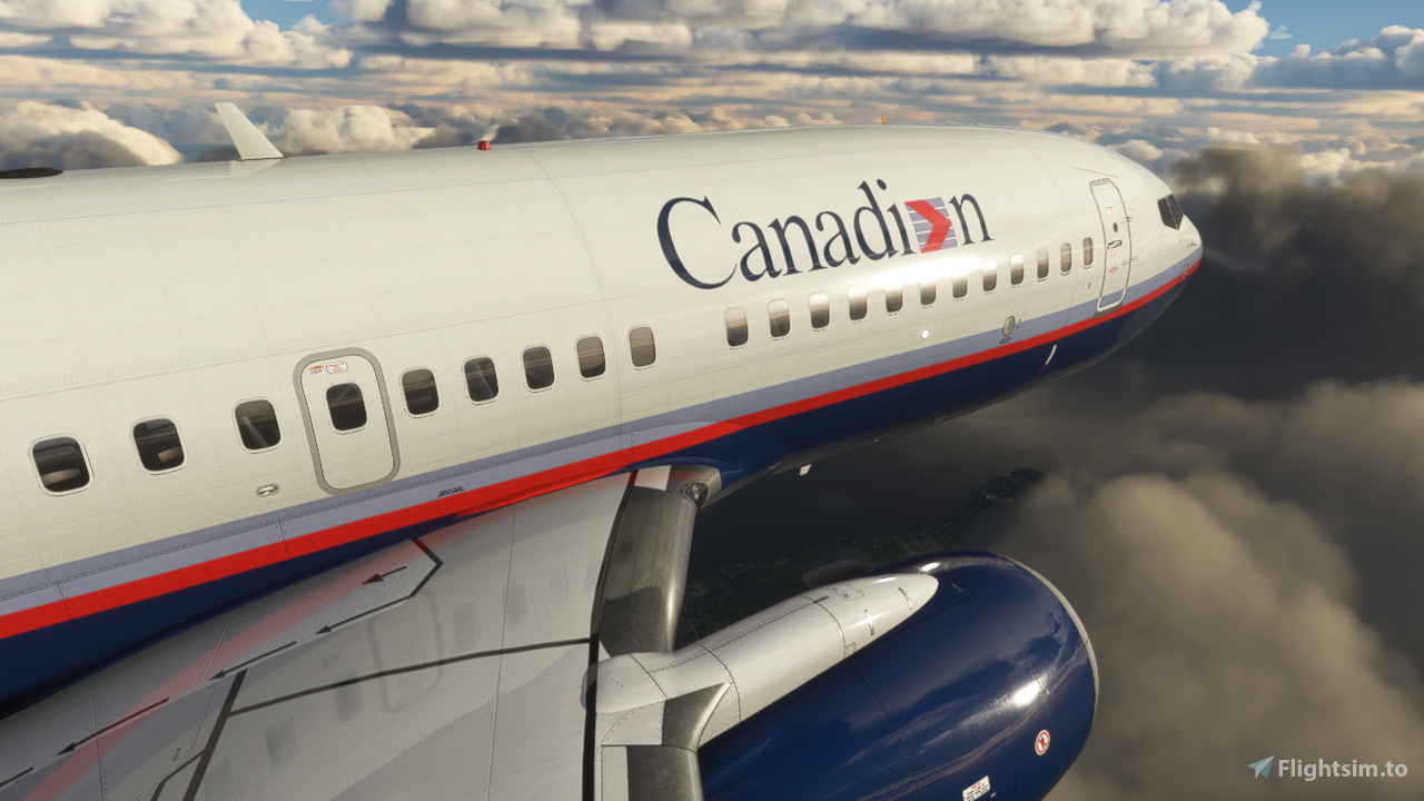Canadian Airlines C-GQCP for Microsoft Flight Simulator | MSFS
